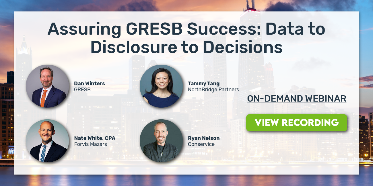 Assuring GRESB Success: Data to Disclosures to Decisions